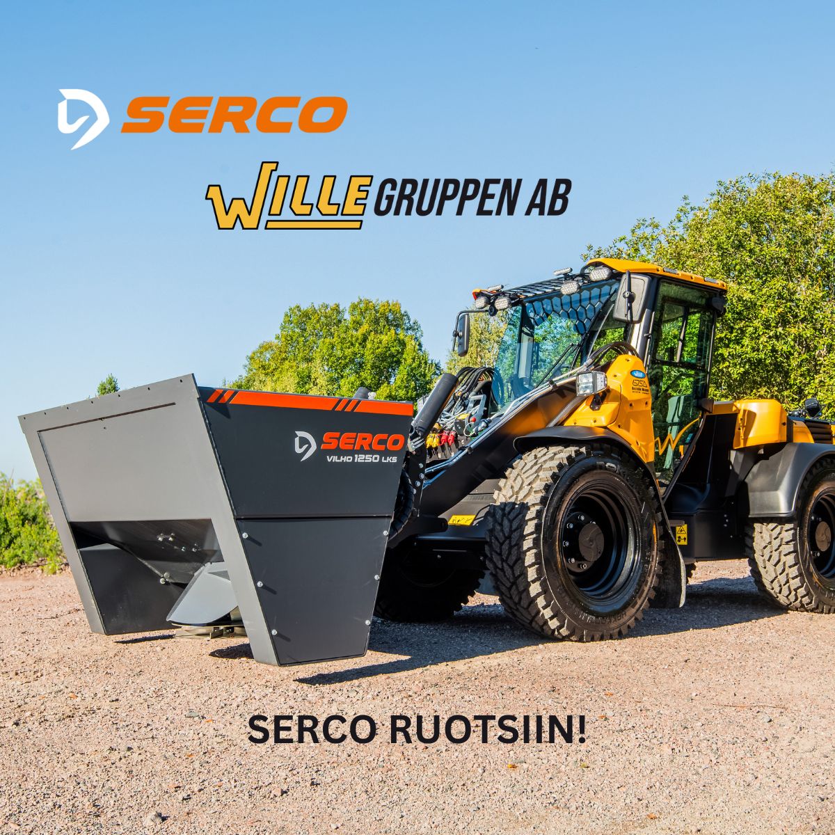 SERCO Ruotsiin - yksinomaan Willegruppenin kautta! - Serco